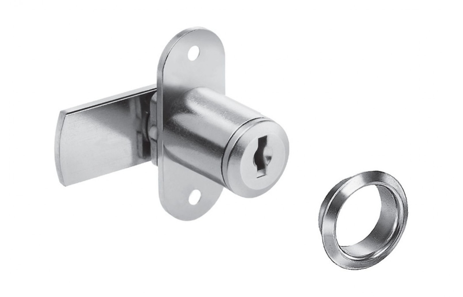 Lever cylinder lock screw-on left - right - HVS