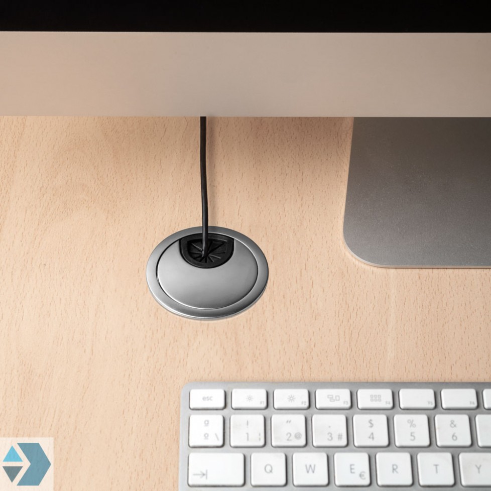 Kabeldoorvoer rechthoekig - KDV8100 kopen? - Kastaccessoires.nl