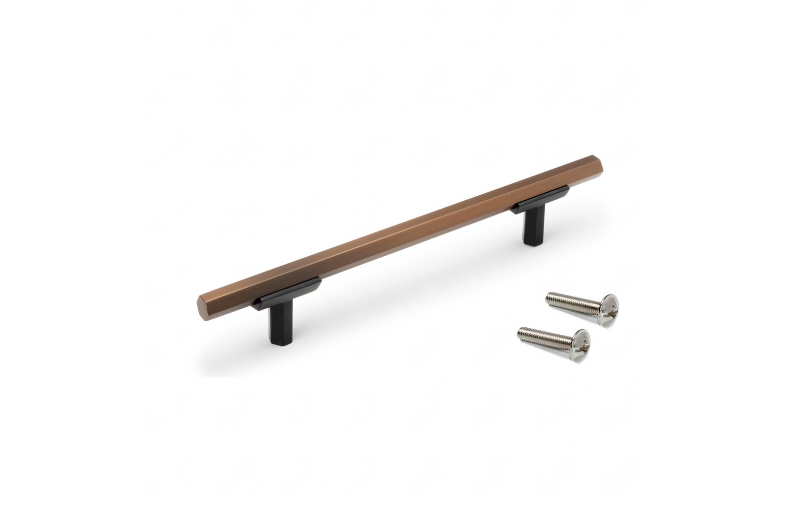 Greep Riad brons 168 mm - GRE1708 - Kastaccessoires.nl