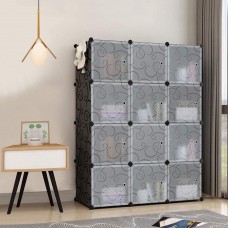 Modulaire kledingkast XXL zwart - - Kastaccessoires.nl