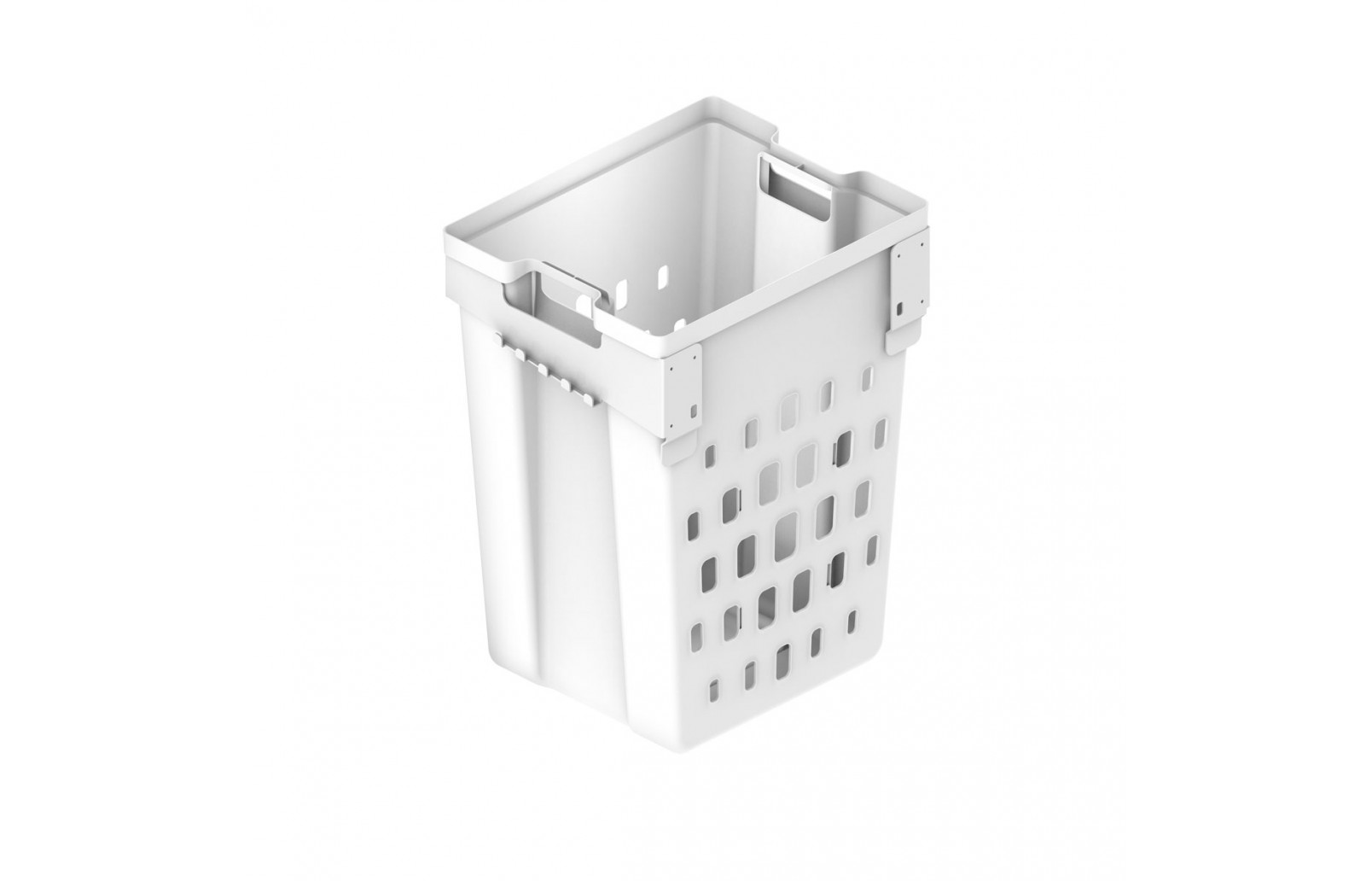 Wasmand wit kunststof uitneembaar - Kastaccessoires.nl