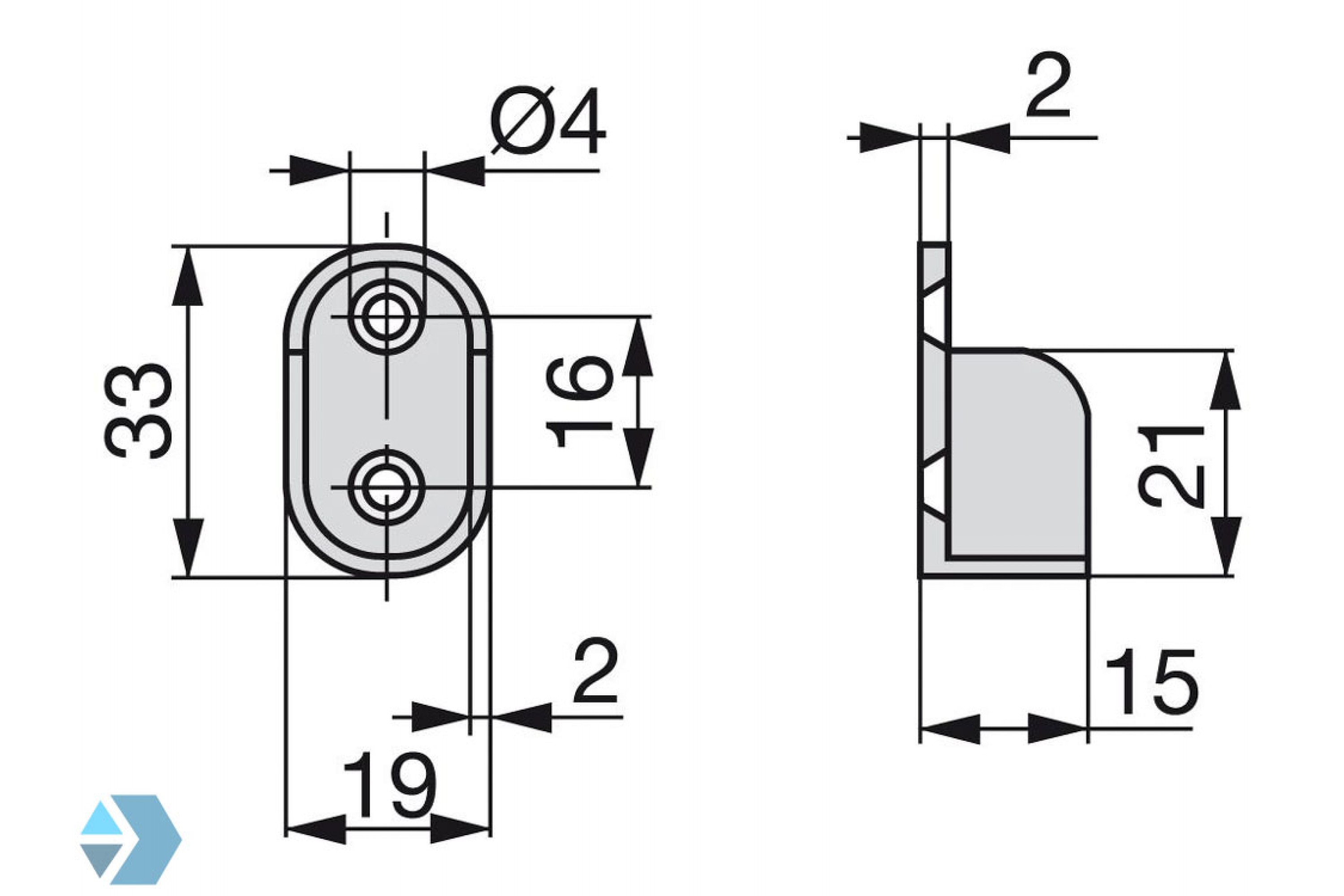 Kastroede houder (zijwand) - KRH311632 kopen? - Kastaccessoires.nl